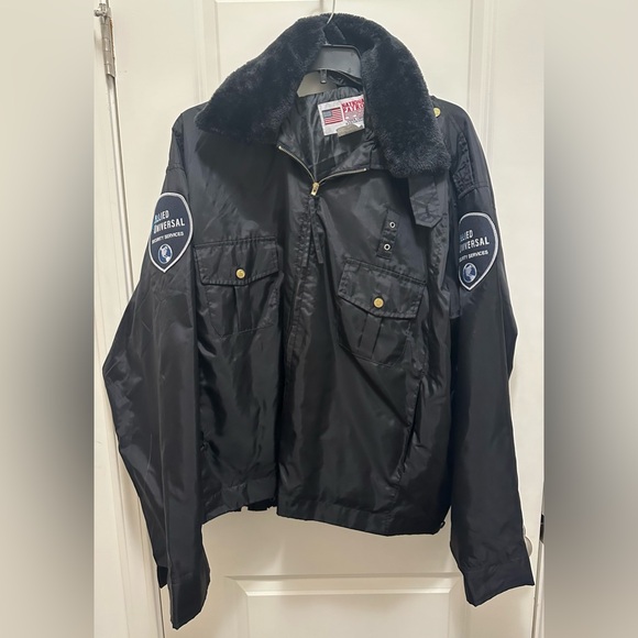 Jackets & Coats | Mens Allied Universal Security Services Black Nylon ...